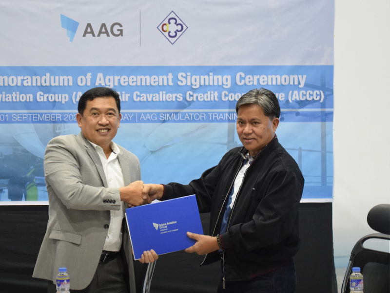 AAG Signs Accord to Help Finance Cadet Training | Halldale Group